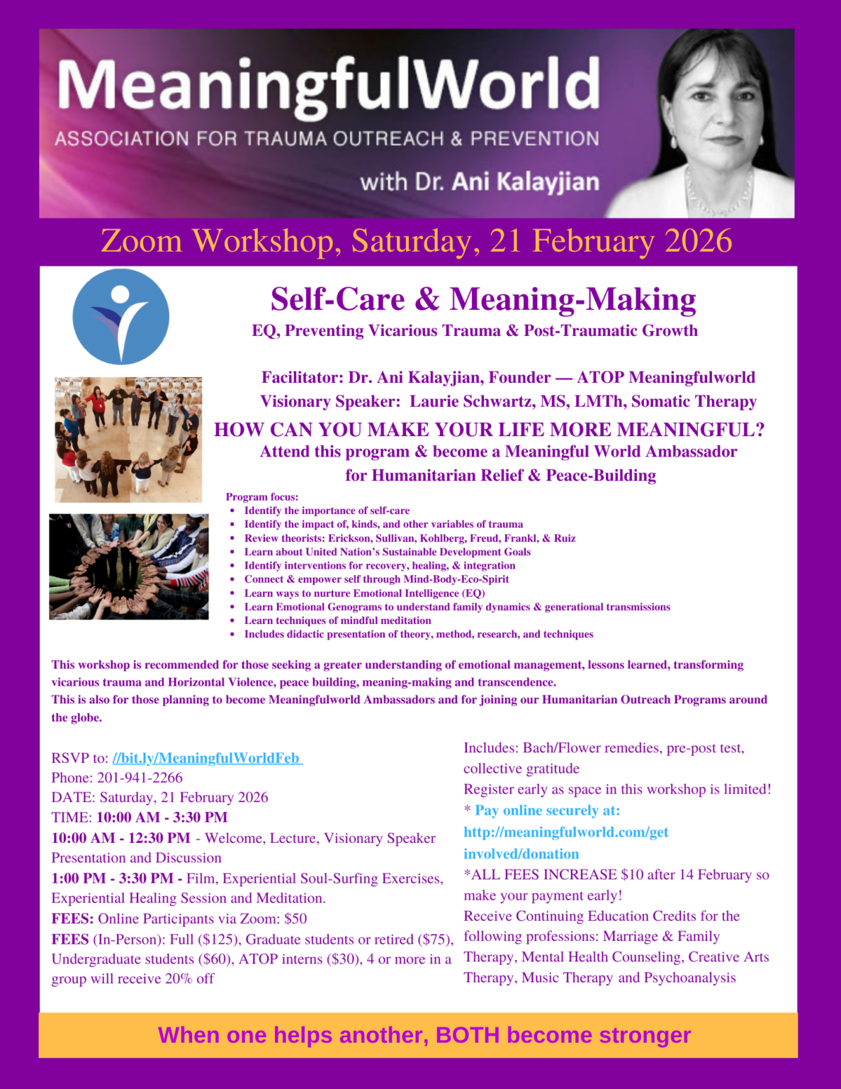 2026 21 February, Self-Care & Meaning-Making | Global Humanitarian ...